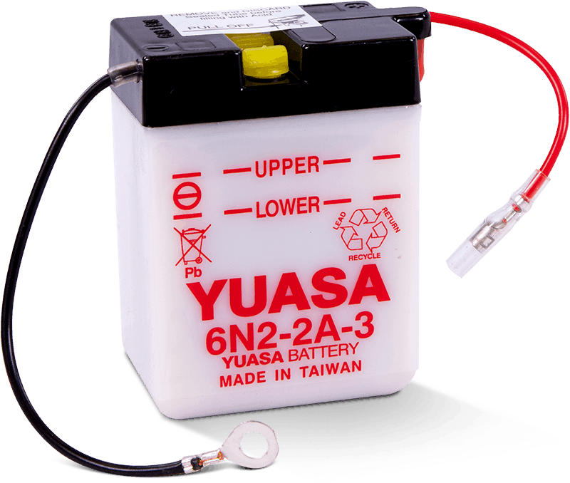 Yuasa 6N2-2A-3 Conventional 6 Volt Battery – Coyote Direct