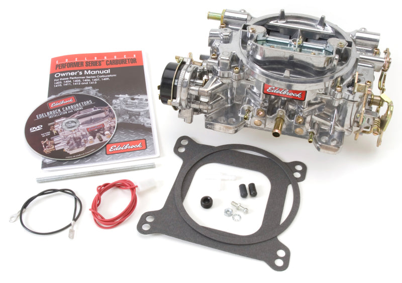 Edelbrock Carburetor Performer Series 4-Barrel 600 CFM Electric Choke ...