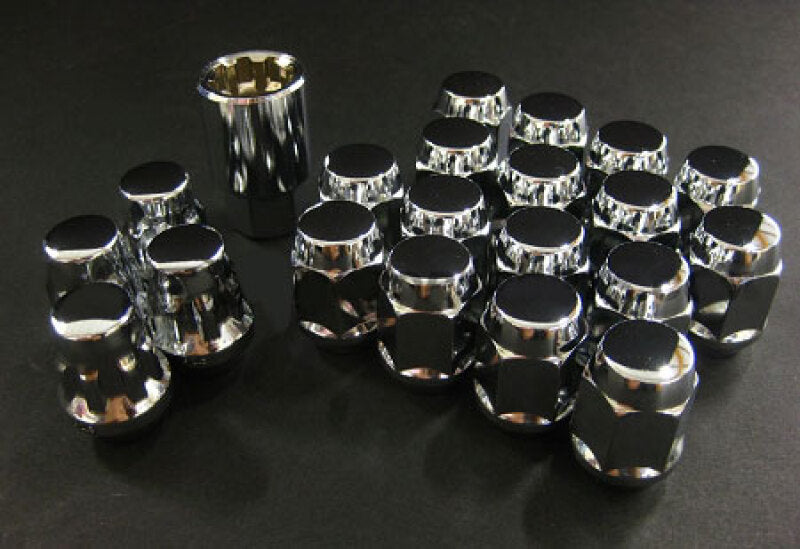 Project Kics 16 LUGS + 4 LOCKS Chrome Bullock And Nut Set - 12X1.50 ...