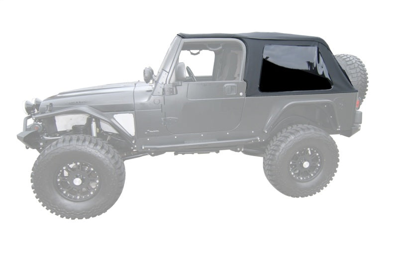 Rampage 2004-2006 Jeep Wrangler(TJ) LJ Unlimited Frameless Soft Top Ki ...