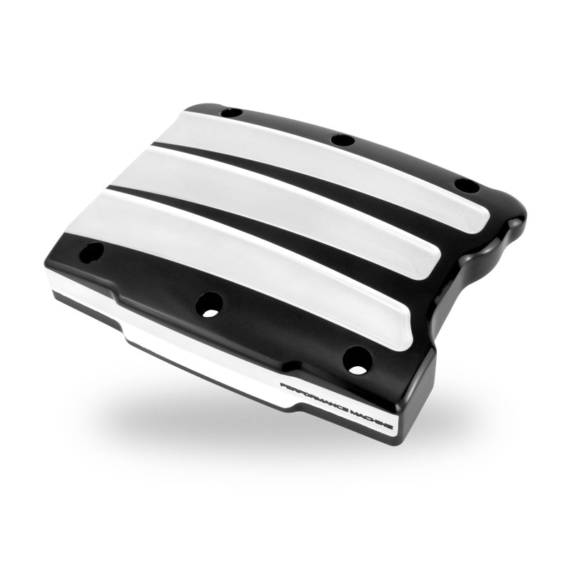Performance Machine Twin Cam Scallop Rocker Cover - Contrast Cut Plati ...
