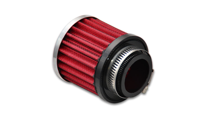 Vibrant Crankcase Breather Filter w/ Chrome Cap 1.5in 38mm Inlet ID ...