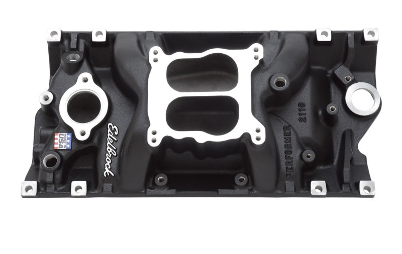 Edelbrock Intake SBC Performer Vortec Black – Coyote Direct
