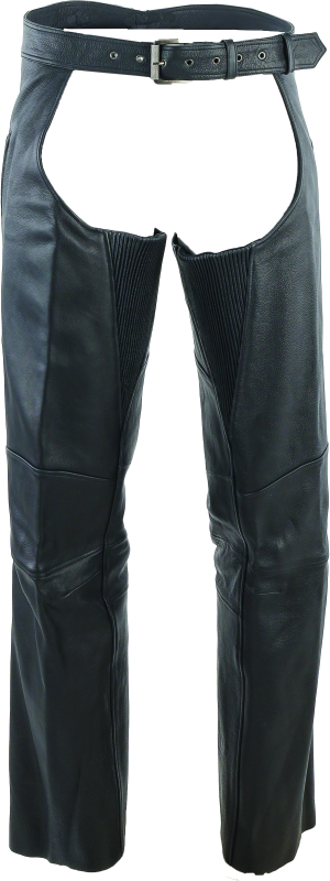 River Road Longhaul Leather Chaps Black - Small – Coyote Direct