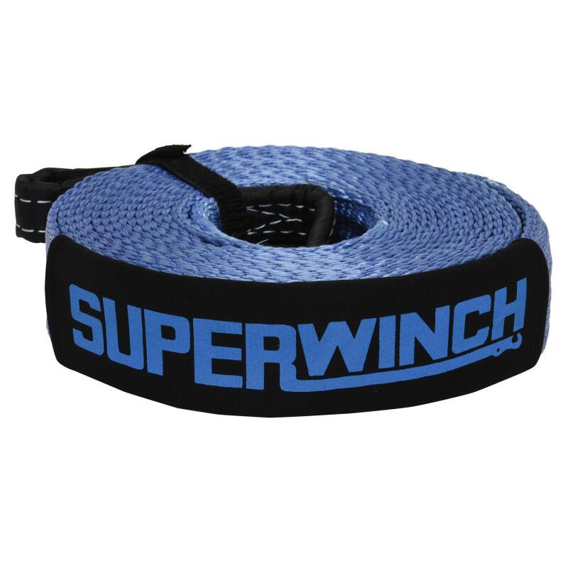 Superwinch Recovery Strap 20000 lbs 2in x 30 ft w/ Reinforced Closed-L ...