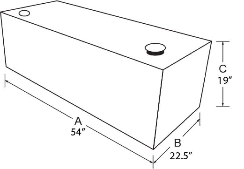 Tradesman Aluminum Rectangular Liquid Storage Tank (98 Gallon Capacity ...