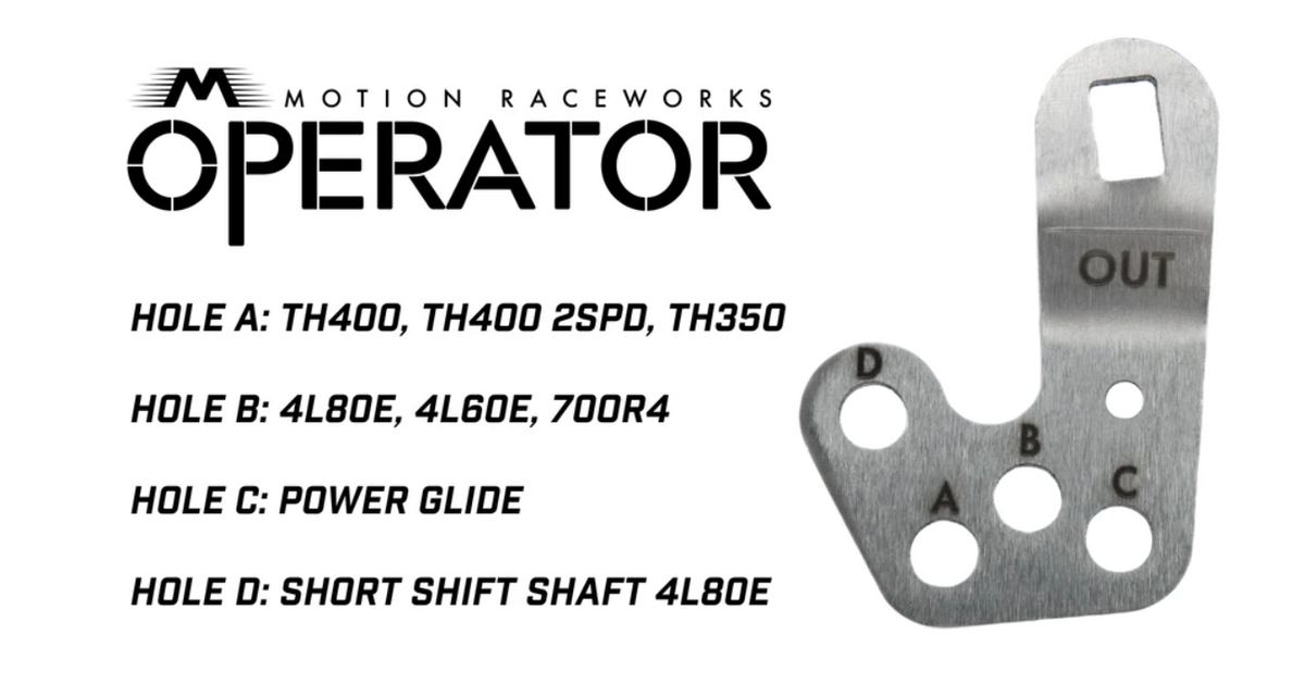 TH400 3 Speed Push To Shift Reverse Pattern Operator Series Billet Shi ...