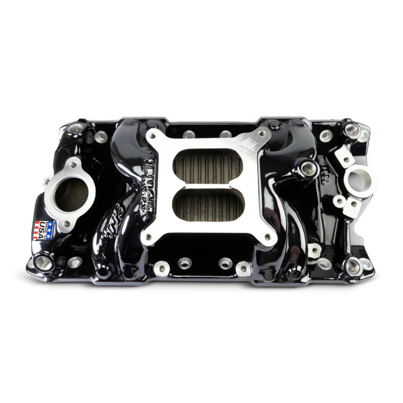 Edelbrock Chevy Small Block Performer RPM AIR-Gap Intake Manifold Blac ...