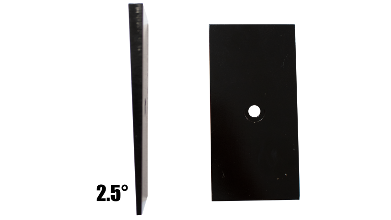 Fishbone Offroad Universal 2.5in Leaf Spring Shim - Black – Coyote Direct