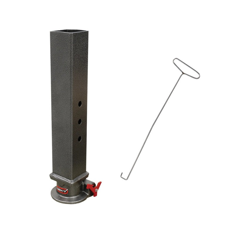 Gen-Y Viking 4in Square Tube Gooseneck Static Hitch w/SnapLatch 2-5/16 ...