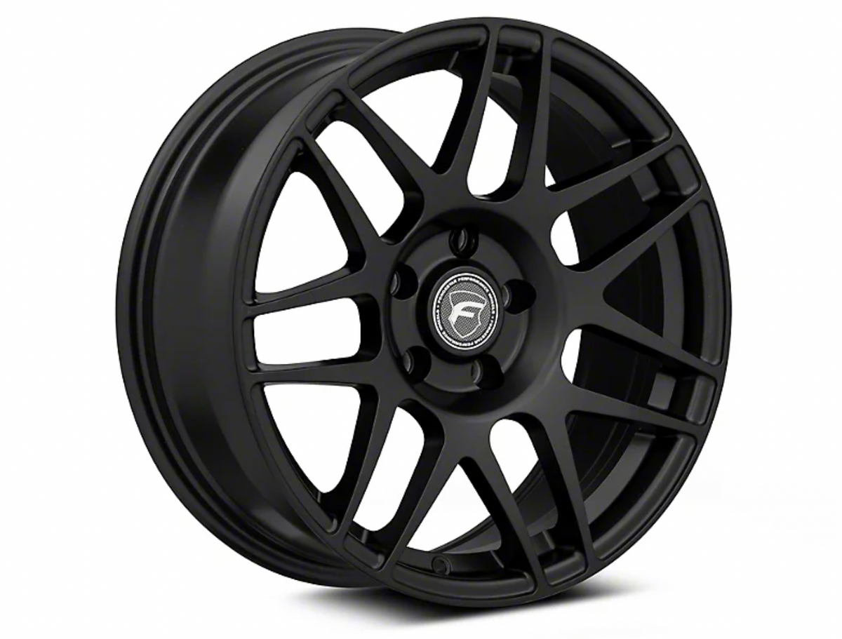 Forgestar F14 Drag Edition Matte Black Wheel; Rear Only; 17x10.5 ...